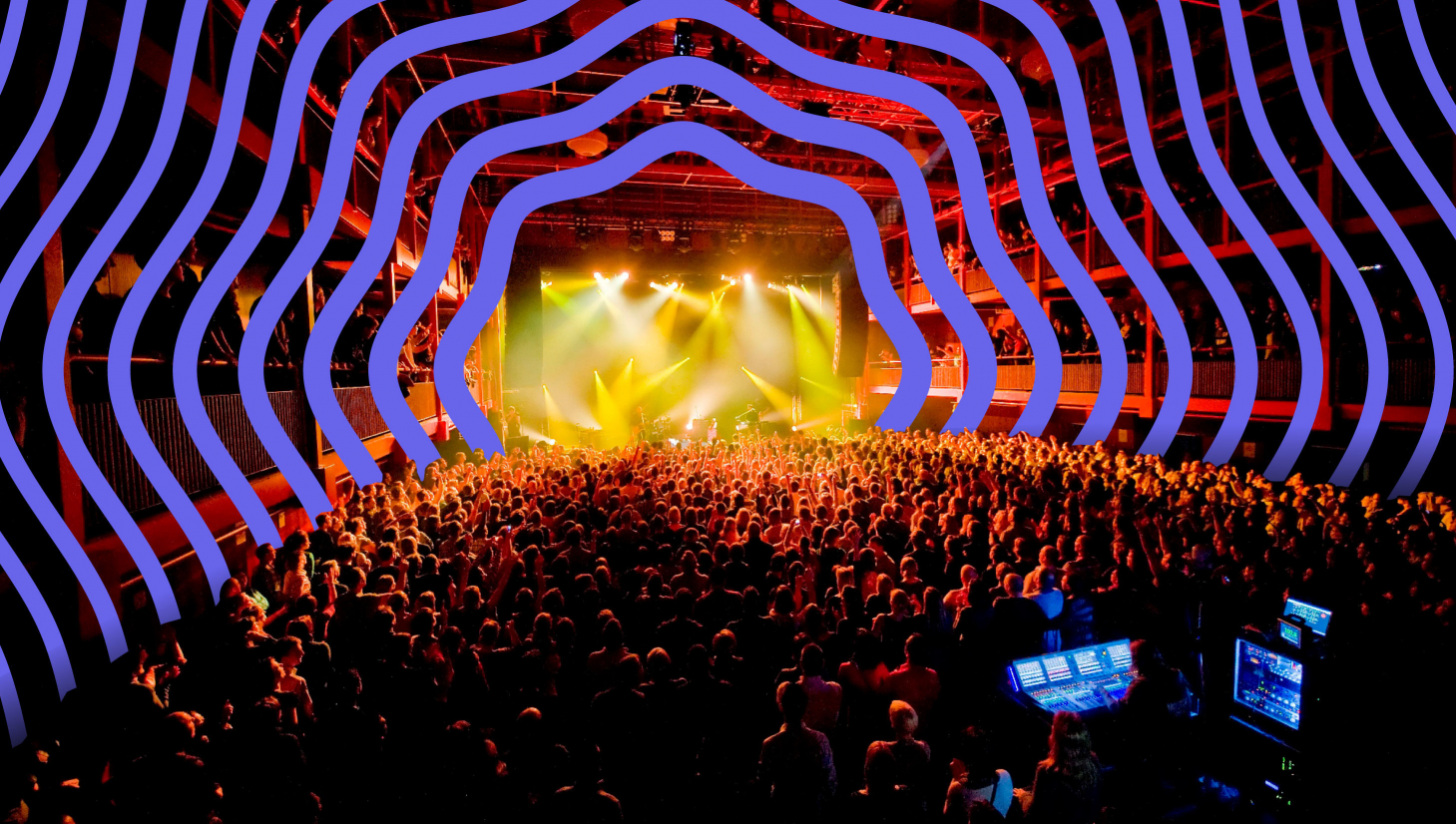 A visual soundscape for Ancienne Belgique | Vruchtvlees